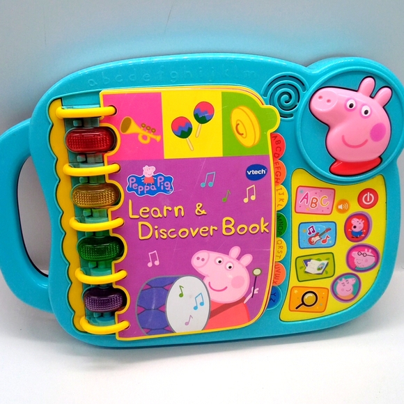 Peppa Pig | Other | Vtech Peppa Pig Learn Discover Book | Poshmark